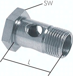 Hohlschrauben 1-fach (metrisch)|DIN 7643 Ausführun | Schmid Industrie